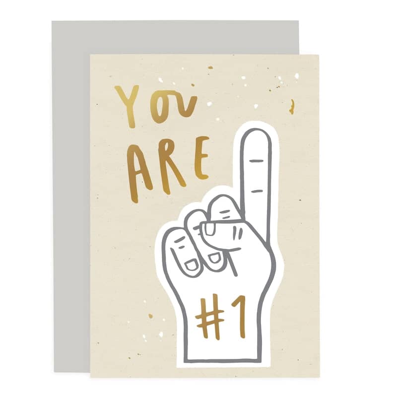You Are No 1 Card - Well Done Card, Congratulations Card, Exams Card ...