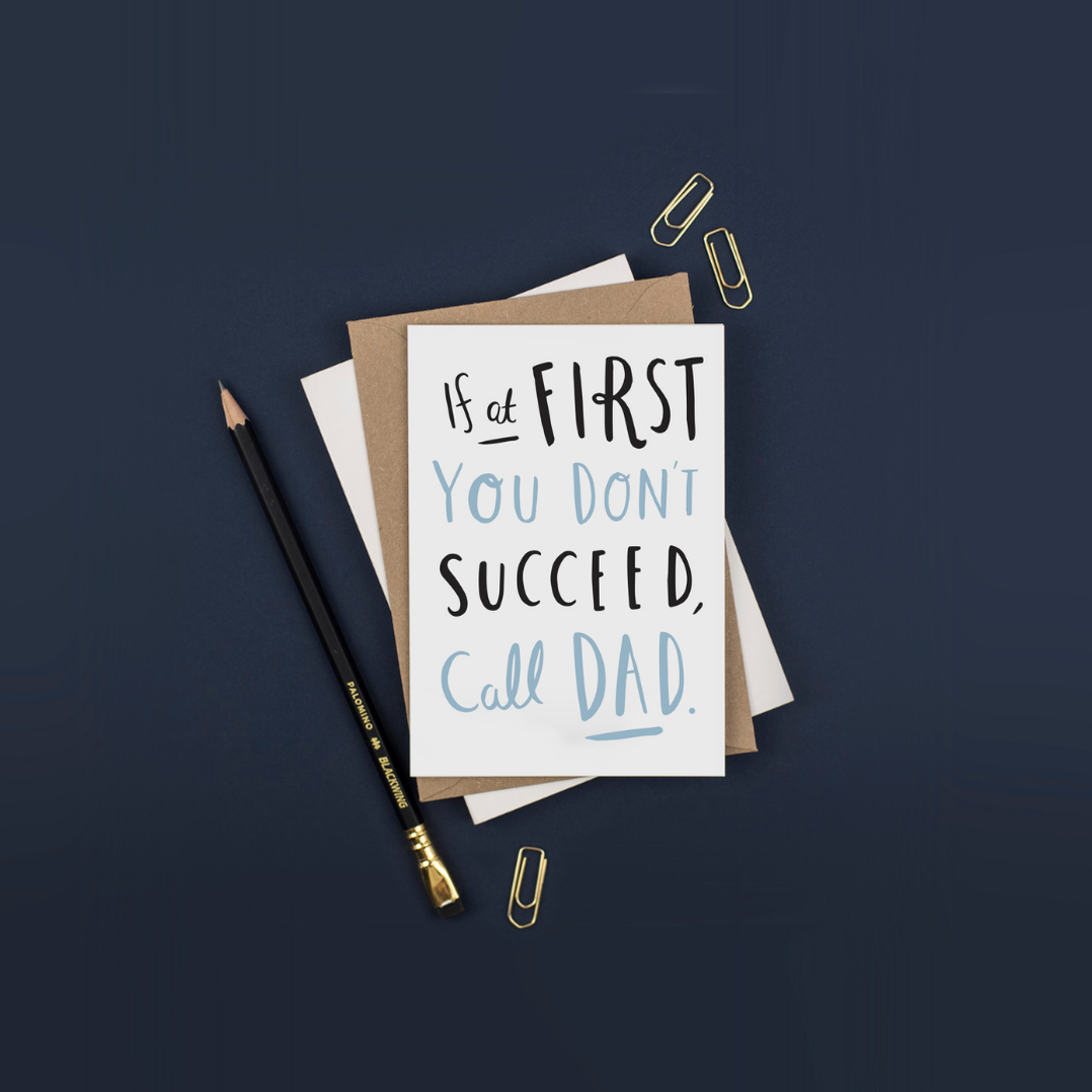 Call Dad Father's Day Card — Old English Company